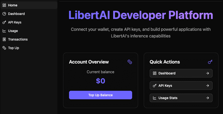 LibertAI confidential AI