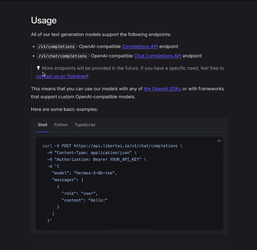 LibertAI confidential AI